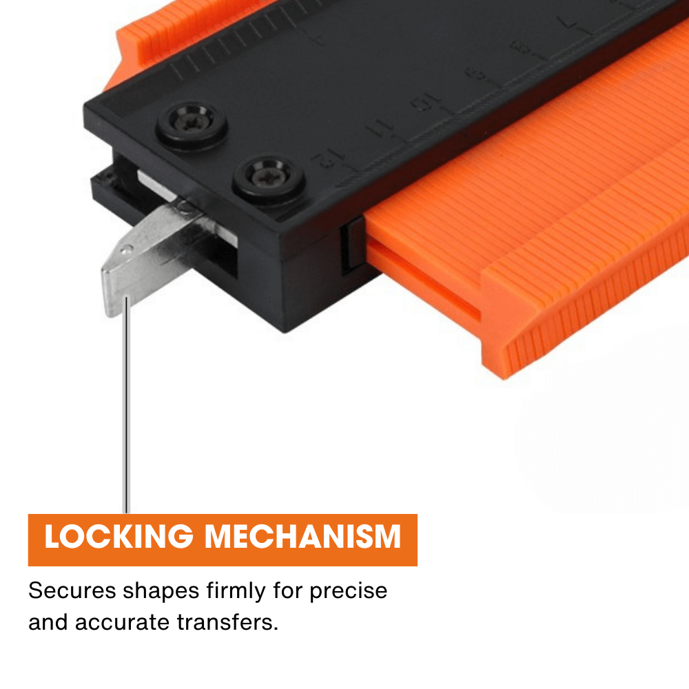Contour Gauge Profile Duplicator Tool with Adjustable Metal Lock for P ...
